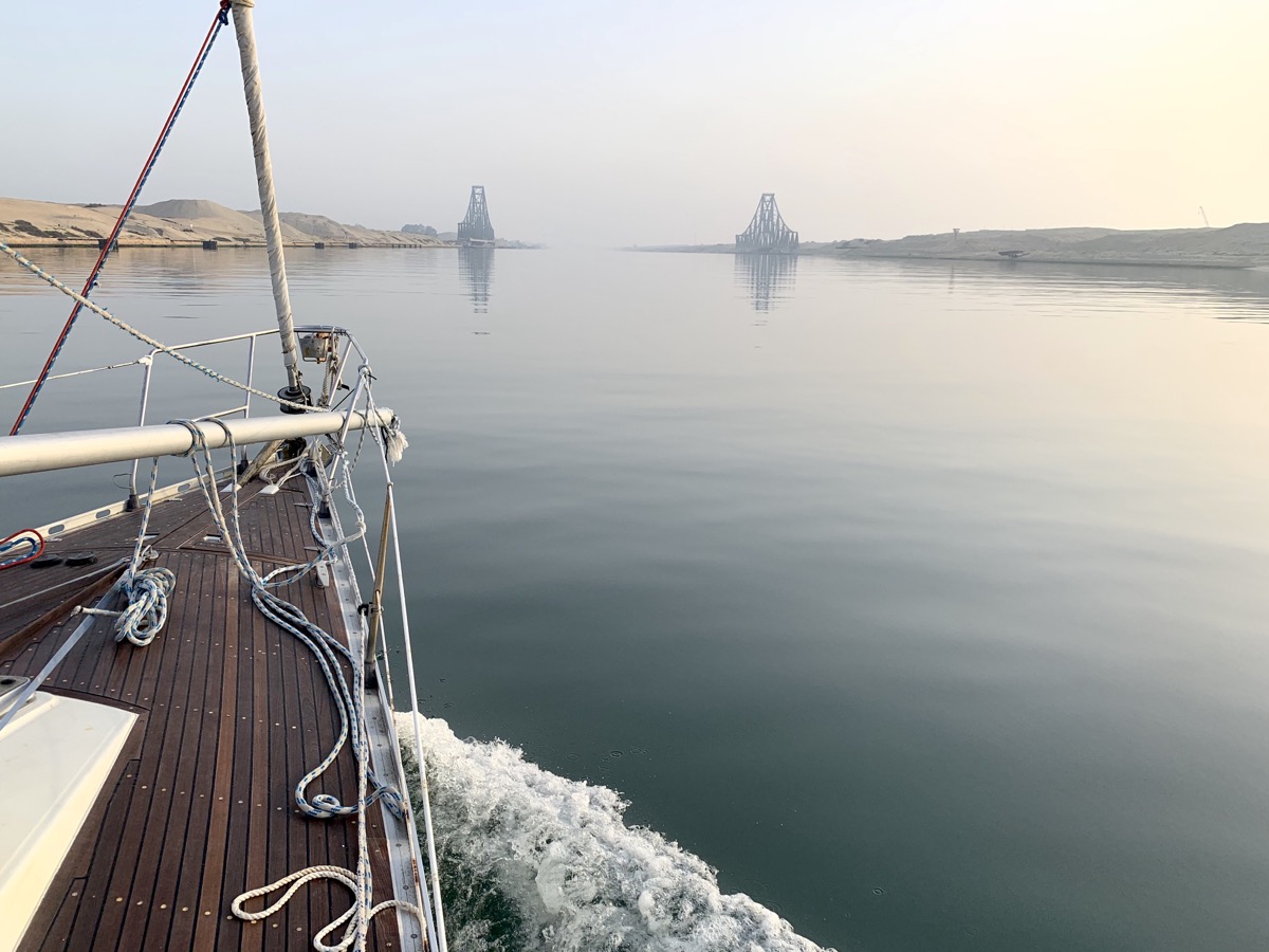 Northern Red Sea, Suez Canal, and refueling in Italy - Speck